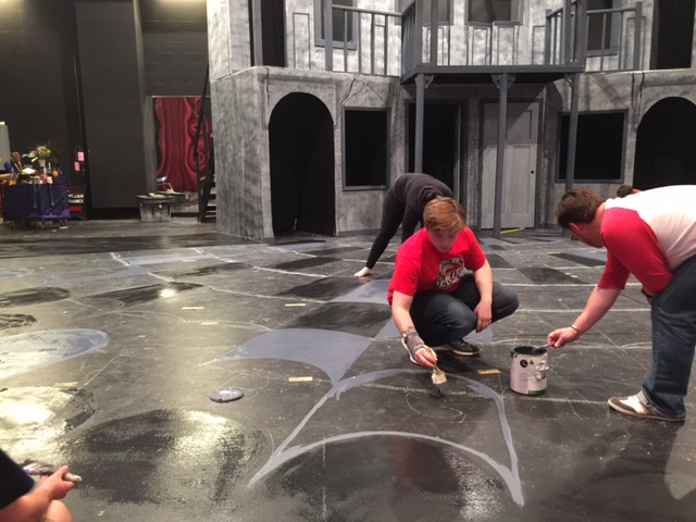 A How-to – Painting a Large Scale Design on a Stage Floor – Resigning ...