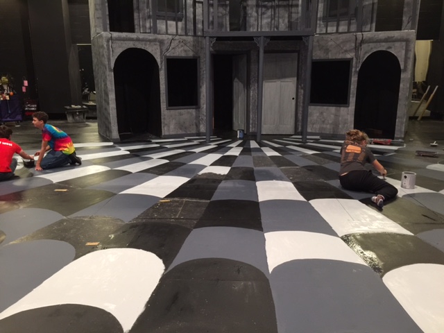 A How-to – Painting a Large Scale Design on a Stage Floor – Resigning ...