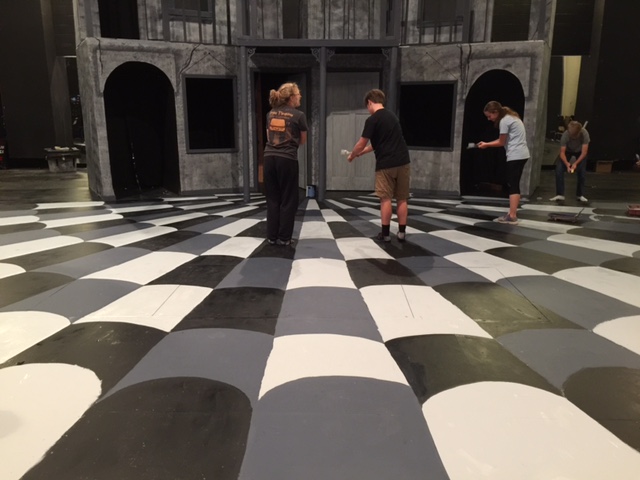 A How-to – Painting a Large Scale Design on a Stage Floor – Resigning ...